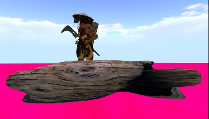 Second Life Marketplace - TRY WITH OCULUS : burnt wood kludge 23.02.13.K sculpted log prim full ...