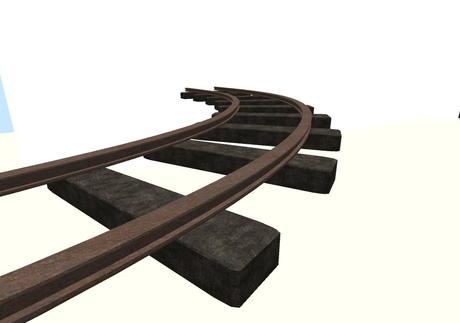 Second Life Marketplace - Rail Track Set Mesh Full Perm