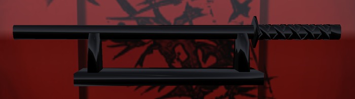 Second Life Marketplace - # Ninja Sword with Rack (boxed)
