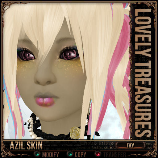 Second Life Marketplace - =^.^= Curious Kitties - Azil Ivy Skin ...