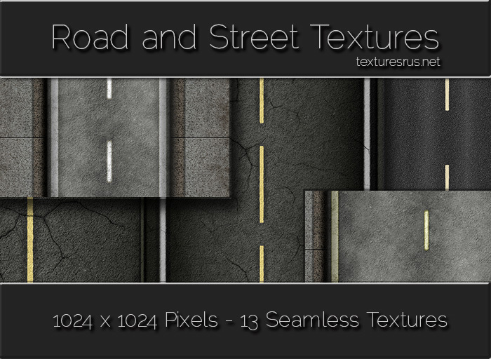 Second Life Marketplace - TRU Textures - 2D Road & Street Seamless ...