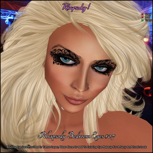 Second Life Marketplace Rhapsody Bedroom Eyes 07 Alluring Eye Lace
