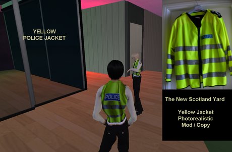 Second Life Marketplace - Police Yellow Jacket
