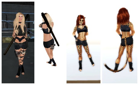 Second Life Marketplace - Cheetah costume / Warrior costume
