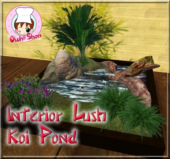 Second Life Marketplace - :: Oishii:: Interior Lush Koi Pond