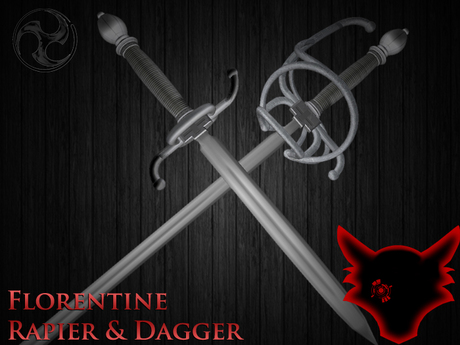 Second Life Marketplace - Florentine Rapier and Dagger