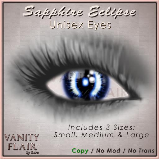 Second Life Marketplace - Eclipse Eyes - Sapphire - Prim & Standard ...