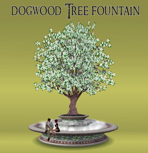 Second Life Marketplace - Dogwood tree fountain