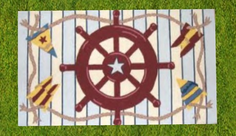 Second Life Marketplace - L&B Captains Wheel Rug