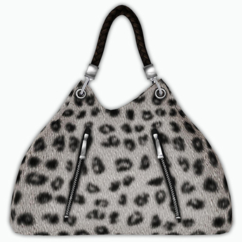 Second Life Marketplace - !Rebel Hope - Petra Leather Mesh Bag Snow Leopard