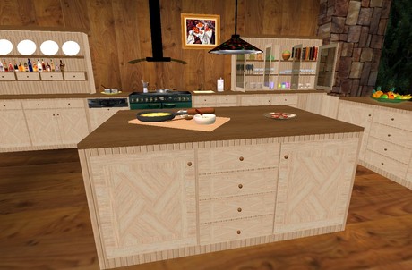 Second Life Marketplace - Full kitchen set - Australian Oak - BOXED