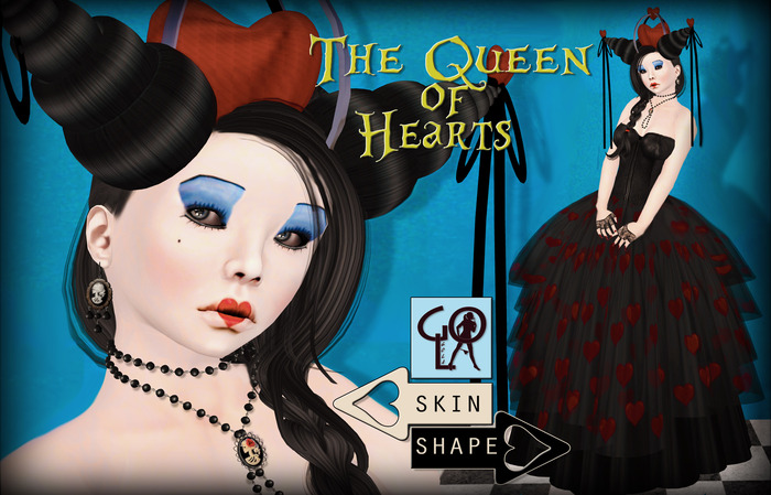 Second Life Marketplace - G O L A \ The Queen of Hearts -SKIN&SHAPE-#