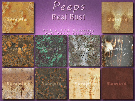 Second Life Marketplace - Peeps Textures Real Rust