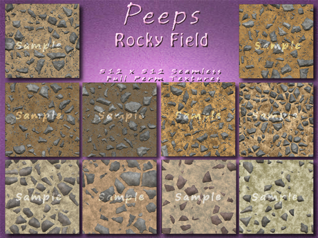 Second Life Marketplace - Peeps Textures Rocky Field