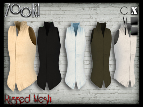 Second Life Marketplace - ZK! Complete Hoodie Outfit with Texture Hud