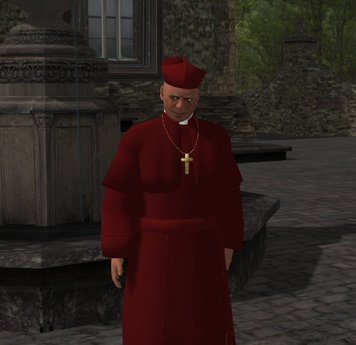 Second Life Marketplace - The Dark Monk Mesh Cardinal Outfit (Red)