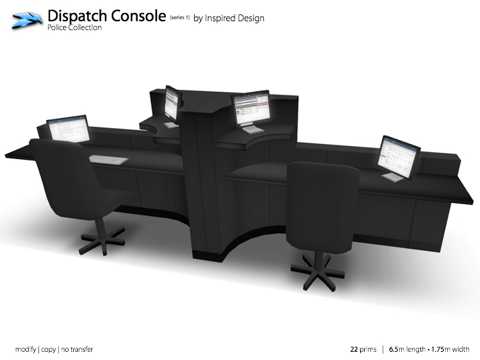 Second Life Marketplace - Inspired Design - Emergency Services Dispatch ...