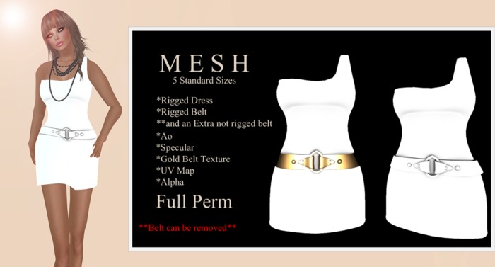 Second Life Marketplace - Ruxy-Mesh Dress.R DEMO