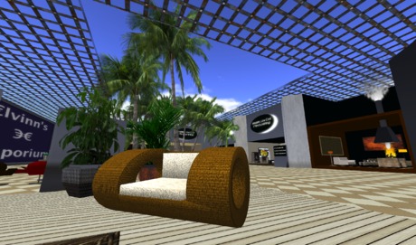 Second Life Marketplace - Circular Garden Chair