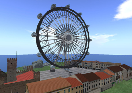 Second Life Marketplace - Observation Wheel (100-meter Ferris Wheel)