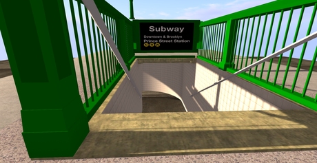 Second Life Marketplace - NYC SUBWAY ENTRANCE