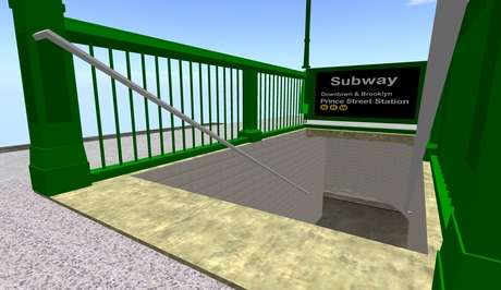 Second Life Marketplace - NYC SUBWAY ENTRANCE