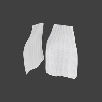 Second Life Marketplace - **LunaBlue - Billowing Mesh Curtain Build Kit