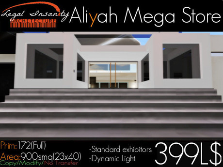 Second Life Marketplace - " Promo " Aliyah Mega Store Mainstore perfect ...