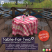 Second Life Marketplace - *VEXTRA DESIGN* Dining Table For Two DEMO (30 ...