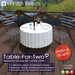 Second Life Marketplace - *VEXTRA DESIGN* Dining Table For Two DEMO (30 ...