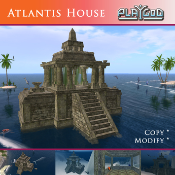 Second Life Marketplace - -PlayGod Design- Atlantis House