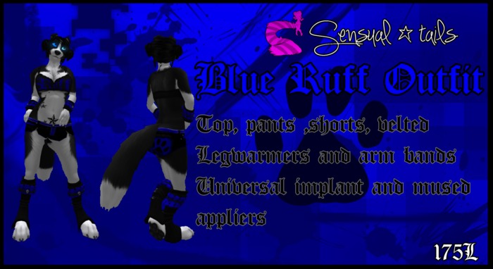Second Life Marketplace - Blue ruff outfit