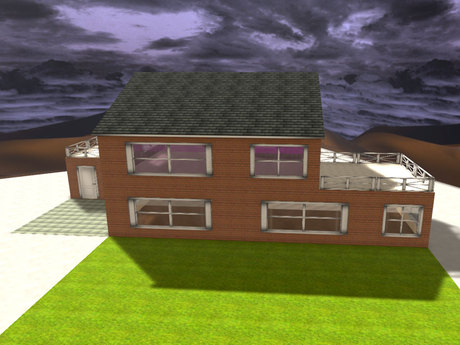 Second Life Marketplace - 2 Story 4 Room Modern House