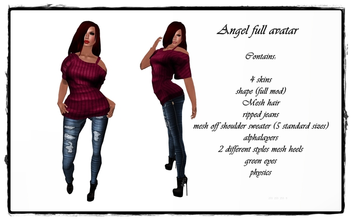 Second Life Marketplace - Angel full avatar sale