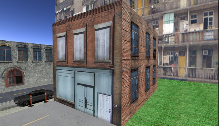 Second Life Marketplace - #022 Huge 2 Story Brick Warehouse -1 Prim ...