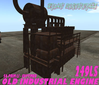 Second Life Marketplace - OLD INDUSTRIAL ENGINE