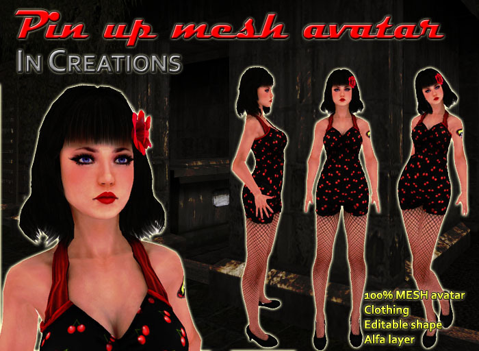 Second Life Marketplace - Pin up mesh avatar