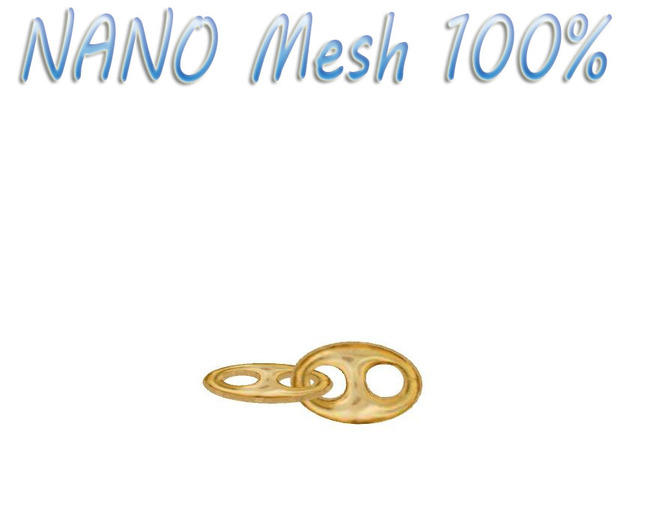 Second Life Marketplace - T-3D Creation [Gold Chain - b - NANO -] MESH ...
