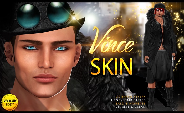 Second Life Marketplace - *BIRTH* Vince Skin Dark Tone Fatpack (990l ...