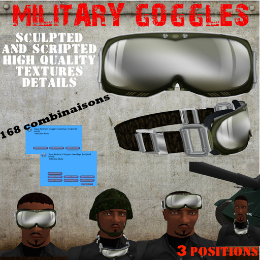 Second Life Marketplace - Goggles pack (boxed)