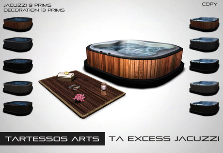 Second Life Marketplace - ::TA Excess Jacuzzi Set - Copy