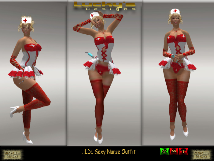 Second Life Marketplace Ld Sexy Nurse Outfit