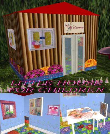 Second Life Marketplace - FULL PERM LITTLE HOUSE FOR CHILDREN
