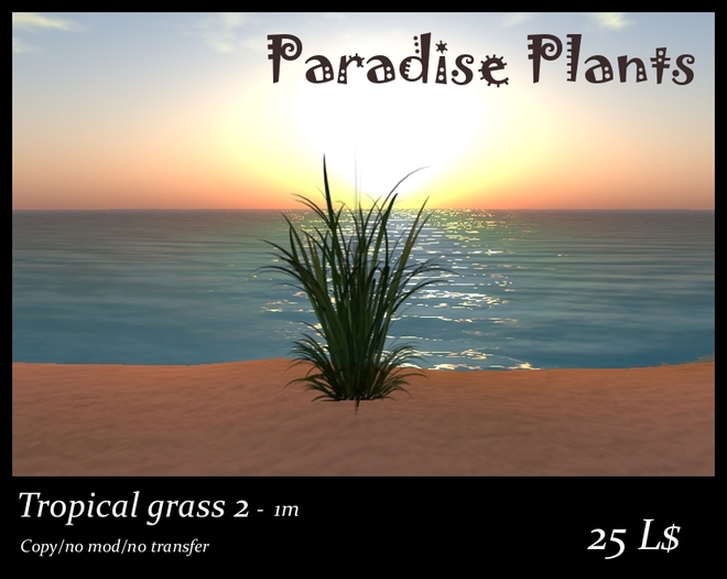 Second Life Marketplace - Tropical grass 2 - 1m