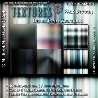 Second Life Marketplace - E&D ENGINEERING: Textures - Detail Tonal ...