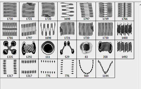 Second Life Marketplace - 28 Eyelet Stitching Brushes