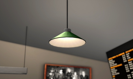 Second Life Marketplace - Tredpro Mesh Cone Light and Fluorescent Lamp Set