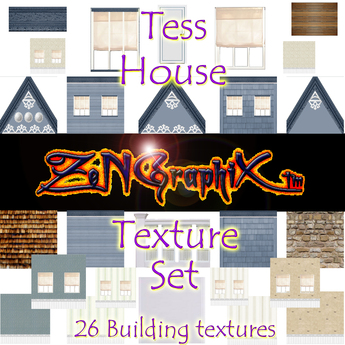 Second Life Marketplace - [ZeNGraphiX] Tess House Texture set