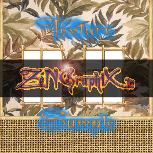 Second Life Marketplace - [ZeNGraphiX] Tropical Hut textures-wallpaper ...