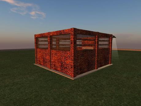 Second Life Marketplace - small brick building 10x10 w/lights